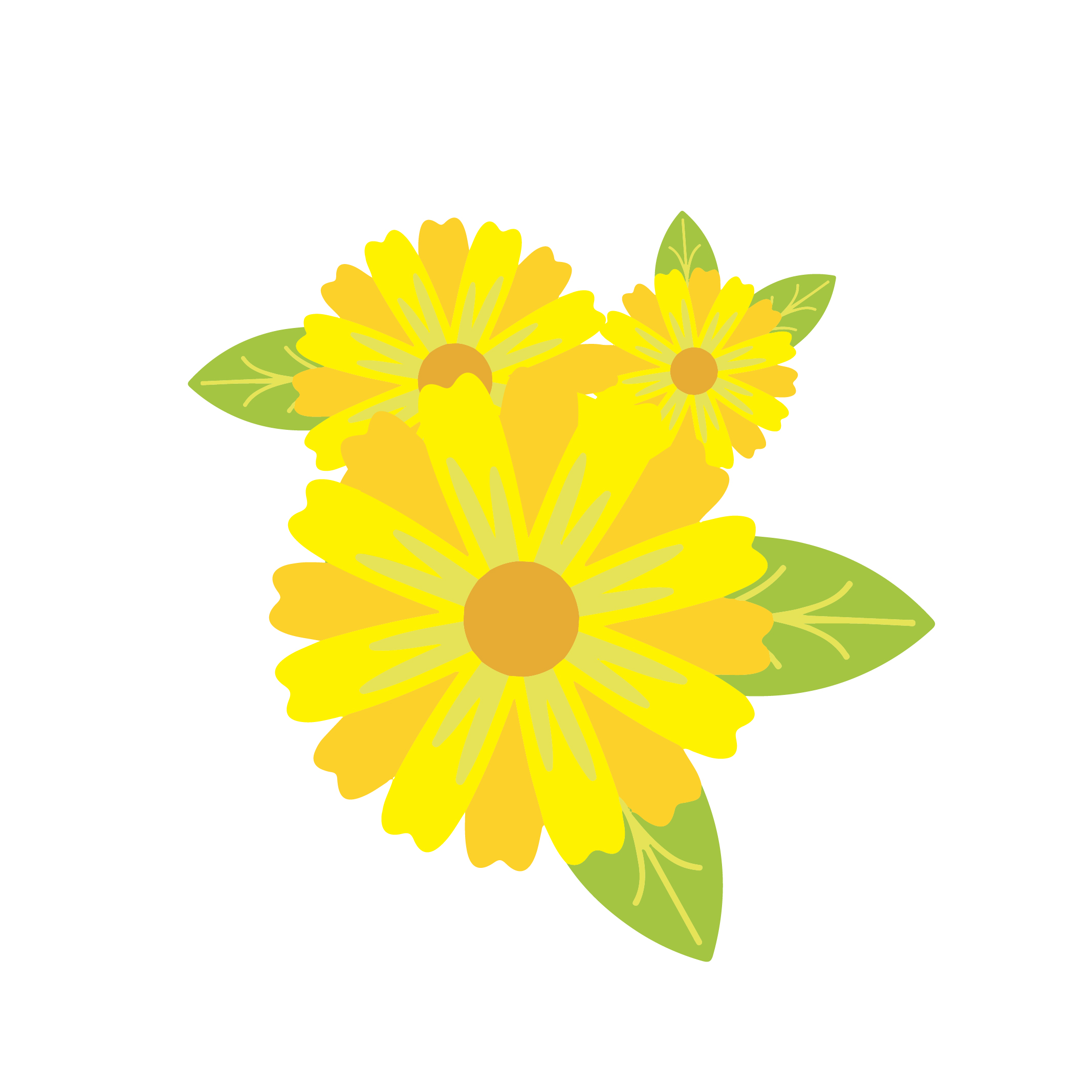 Yellow Floral Clipart Template - Edit Online & Download Example ...
