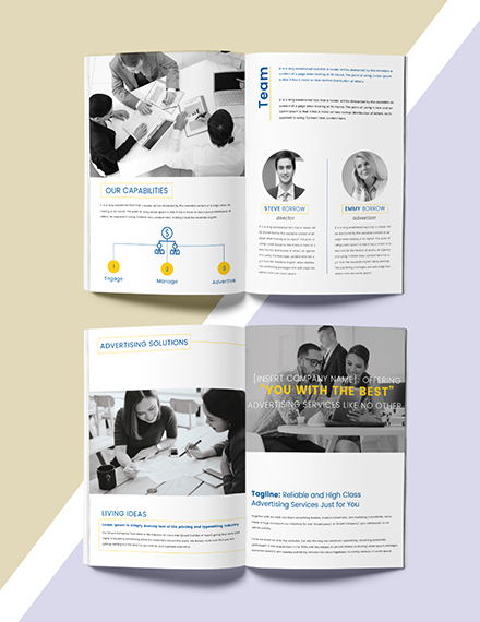 Advertising Catalog Template - InDesign, Word, Apple Pages, PSD ...