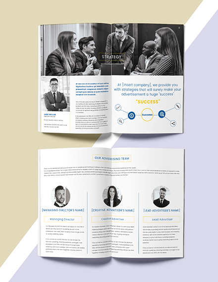 Advertising Catalog Template - InDesign, Word, Apple Pages, PSD ...