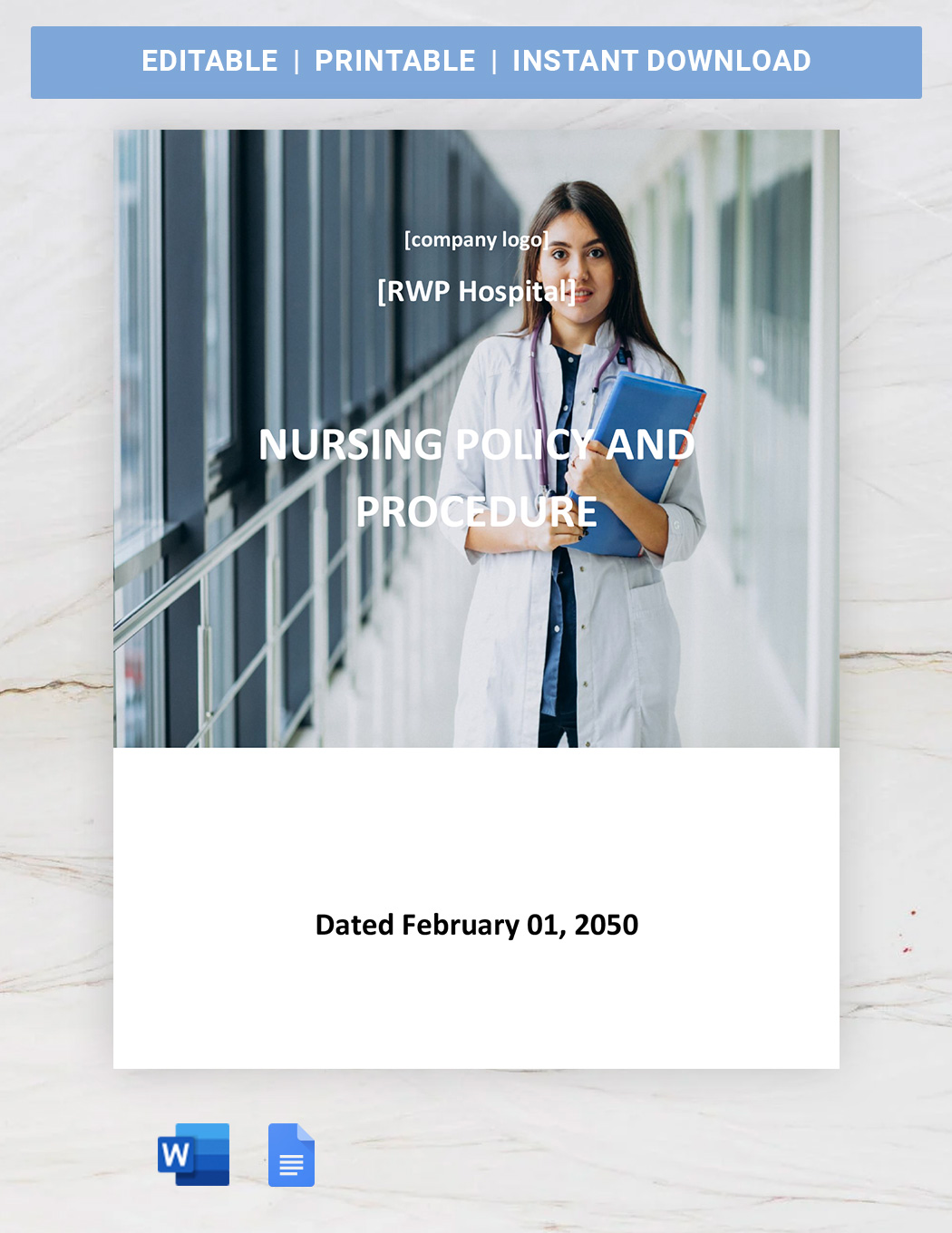 Nursing Policy And Procedure Google Docs Word Template