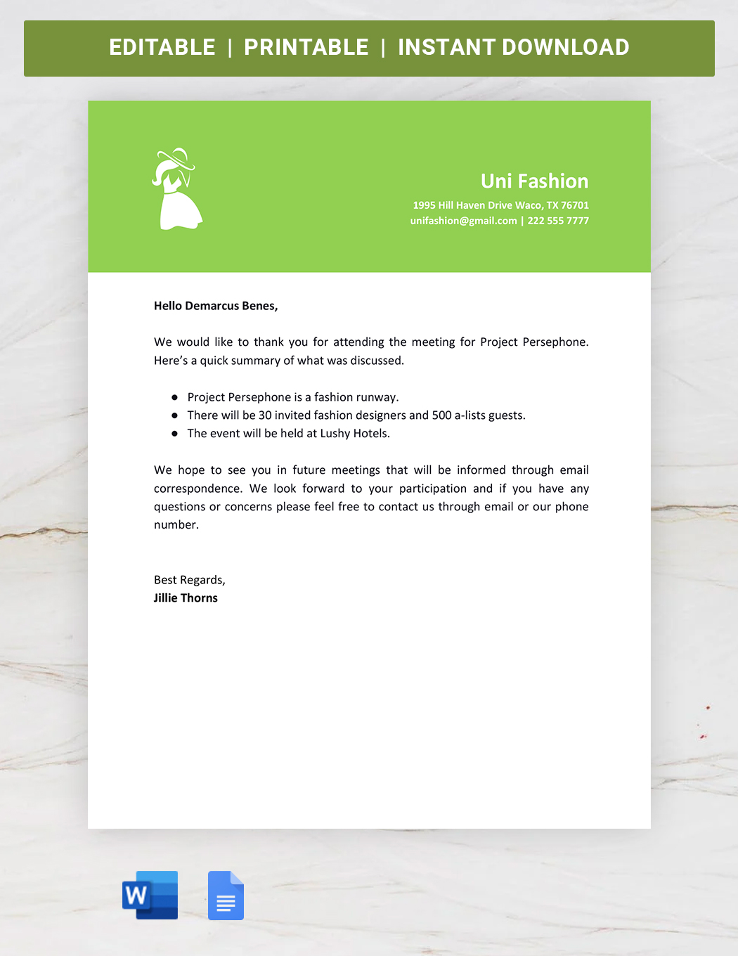 Campaign Recap Template Google Docs Word Template
