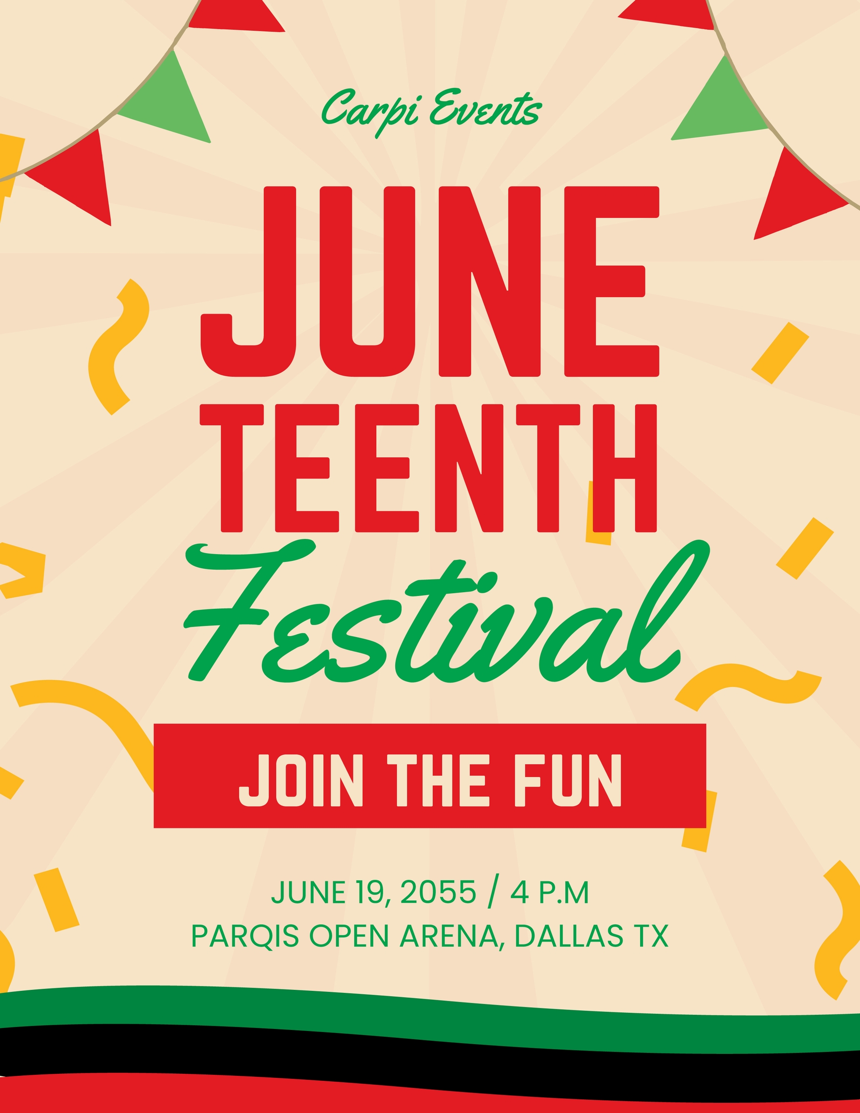 Free Juneteenth Festival Flyer Download In Word Google Docs 