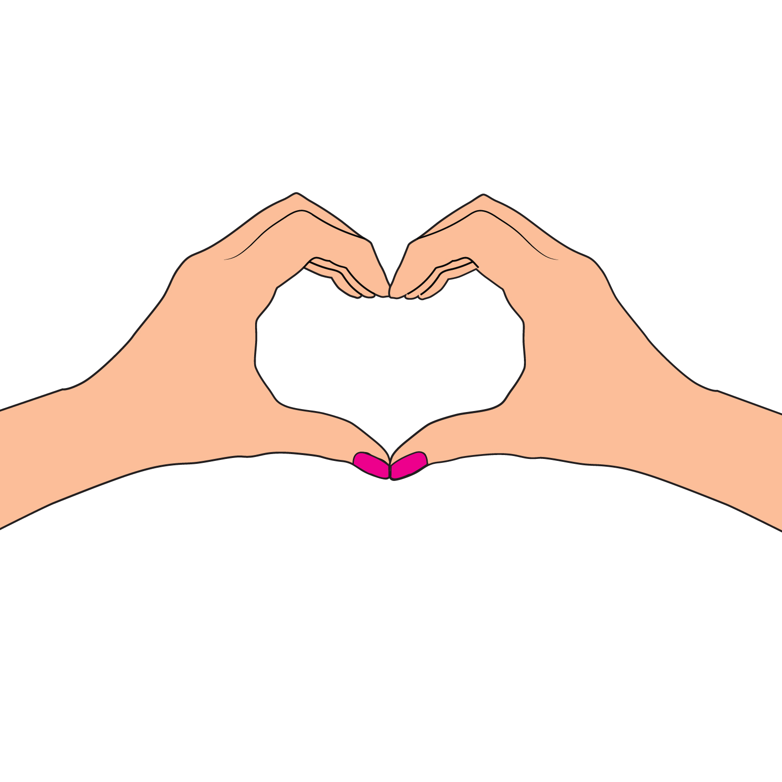 Free Hand Drawn Heart Outline Clipart - Download in Illustrator ...