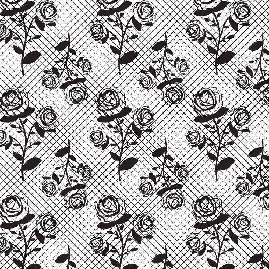 Free Floral Lace Pattern Clipart Download In Illustrator Template