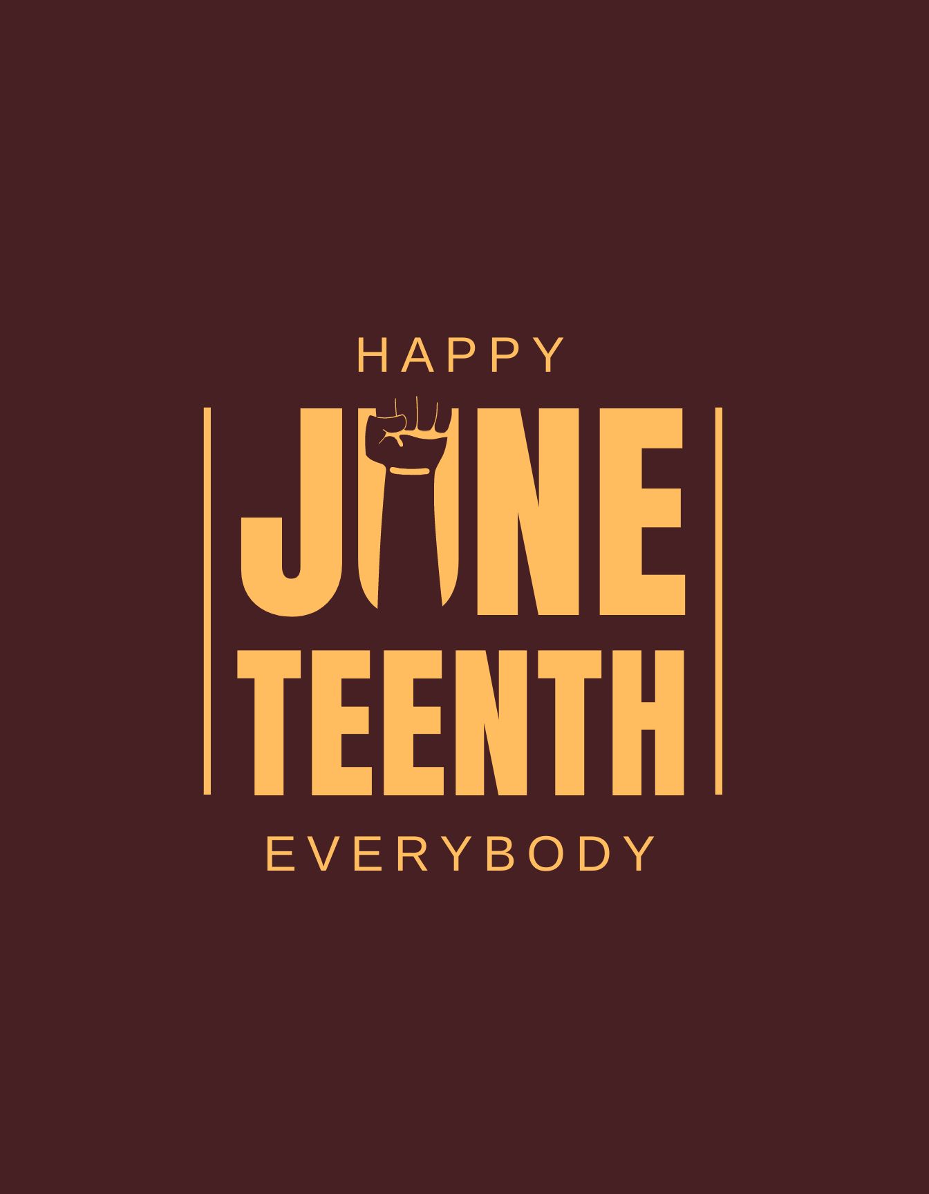 Free Happy Juneteenth Background - Download in PDF, Illustrator, PSD ...