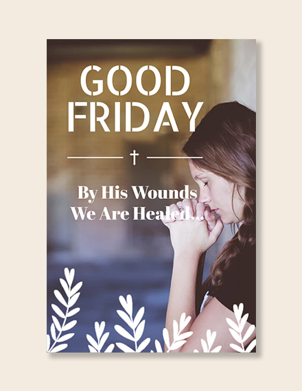 FREE Good Friday Tumblr Post Template - PSD