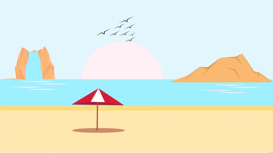 Ocean Landscape Background - EPS, Illustrator, JPG, PNG, SVG | Template.net