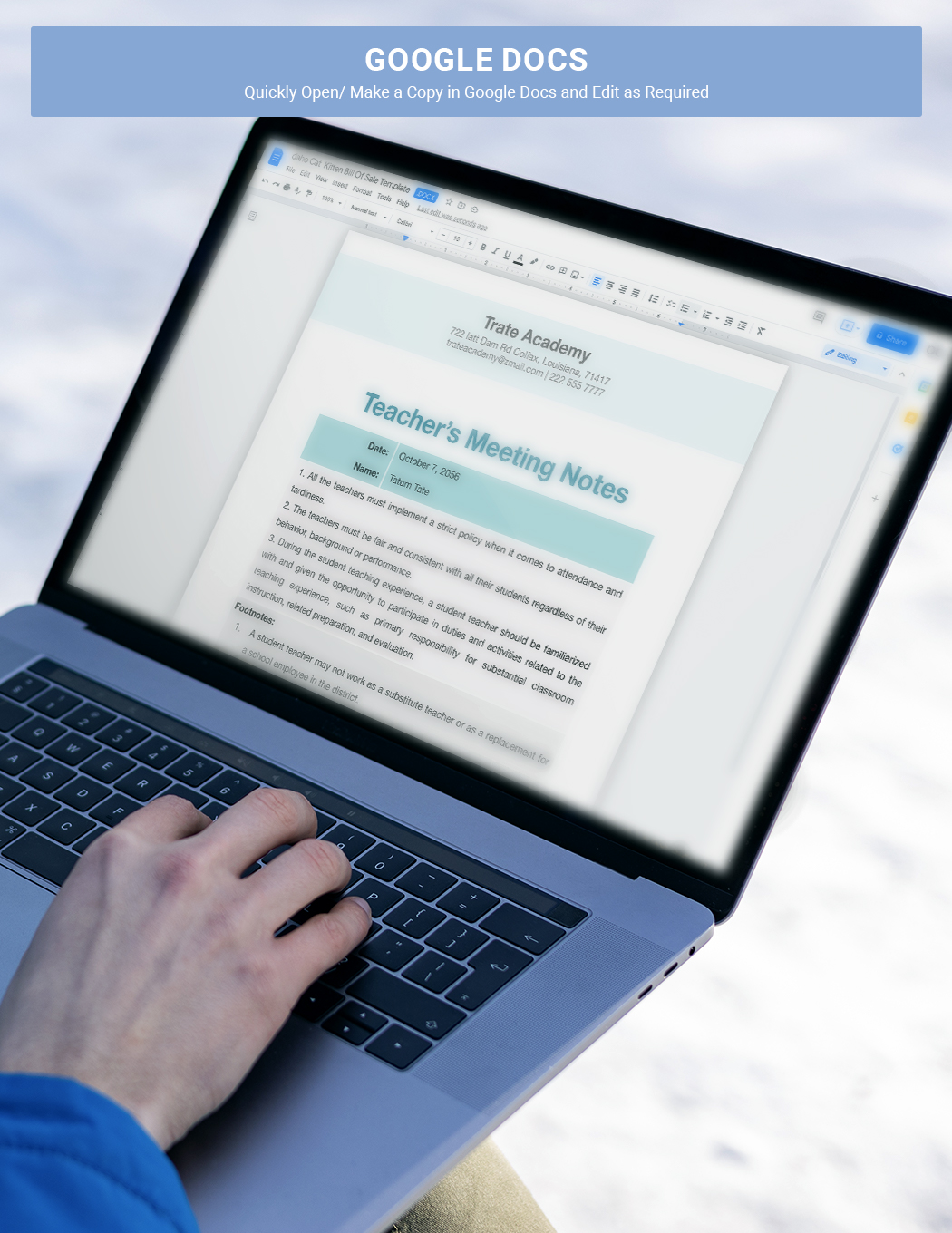 Meeting Note Taking Template - Download in Word, Google Docs, Apple ...