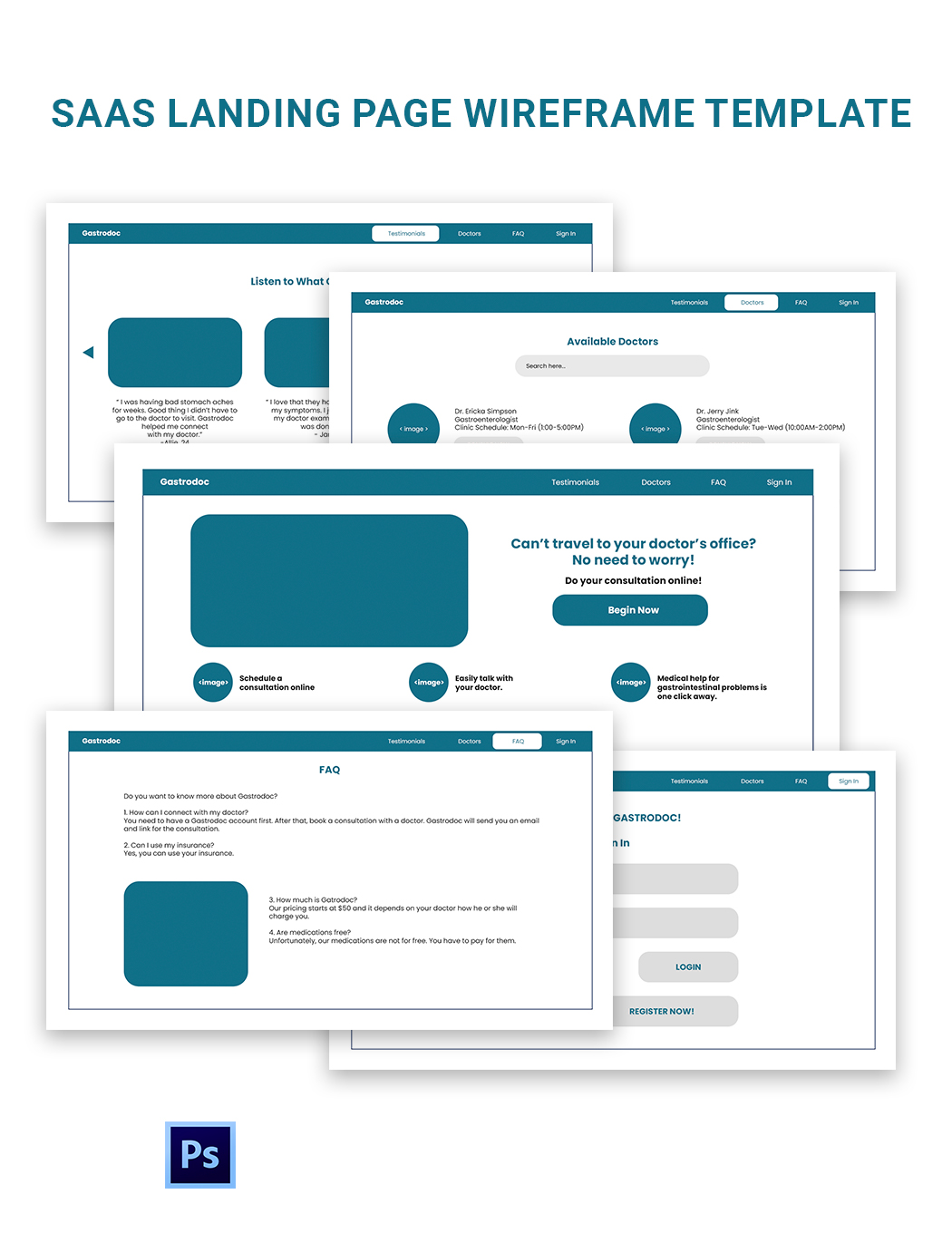 Low Fidelity Wireframe Template - Download in PSD | Template.net
