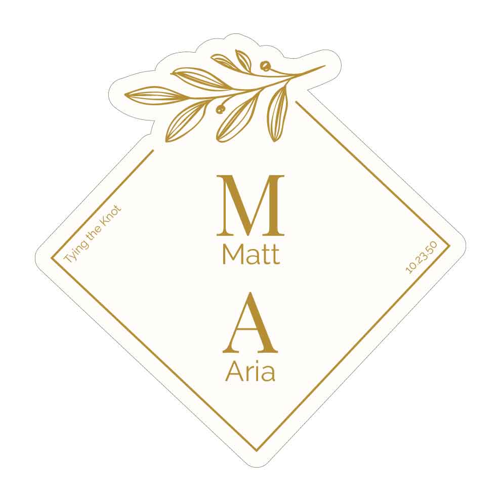 Free Wedding Sticker Template Download In Word Illustrator PSD 