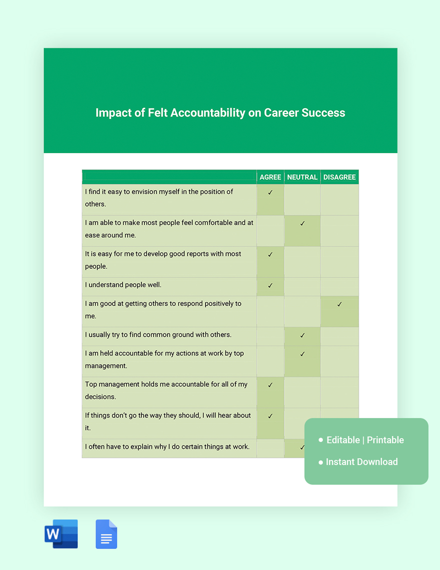 3 Point Likert Scale Template Google Docs Word Template