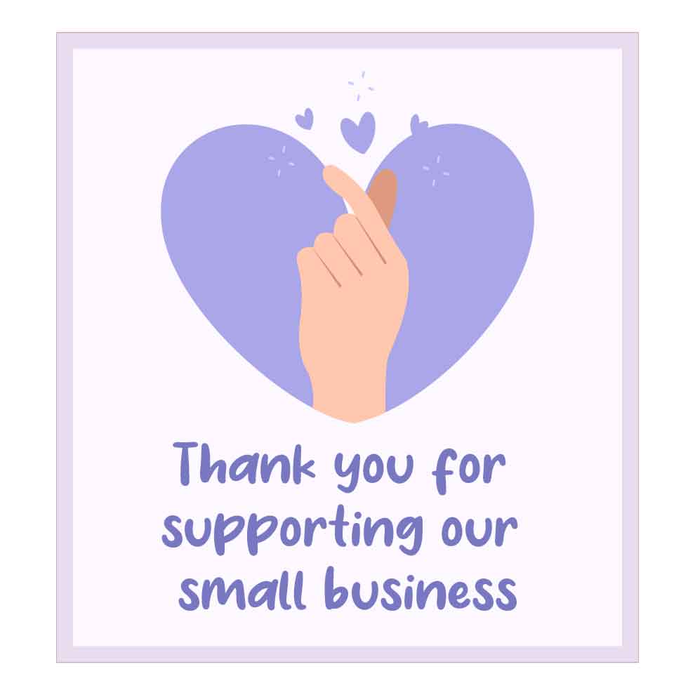 Free Thank You Sticker Template Word Illustrator PSD Apple Pages 