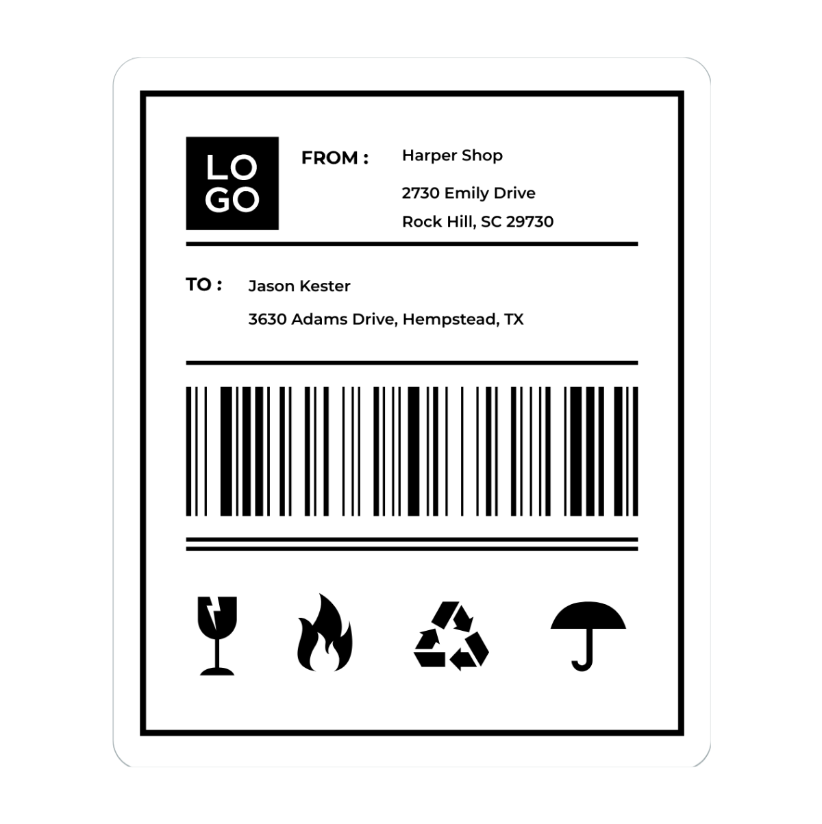 Free Delivery Templates To Customize Online Print Free Delivery Templates To Customize Online Print