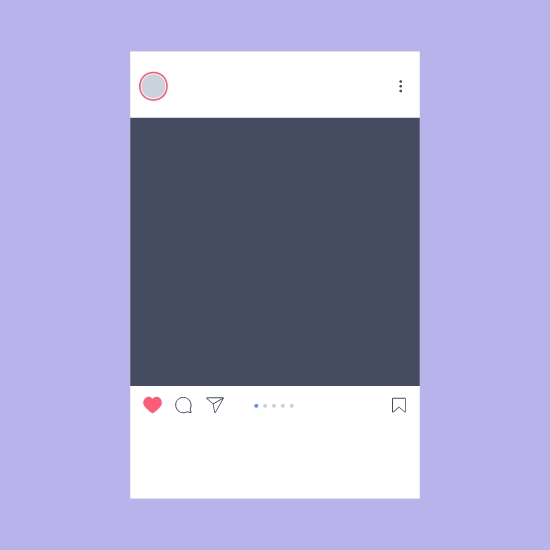 Instagram Board Template Free Blank Floral Frame 02 Template