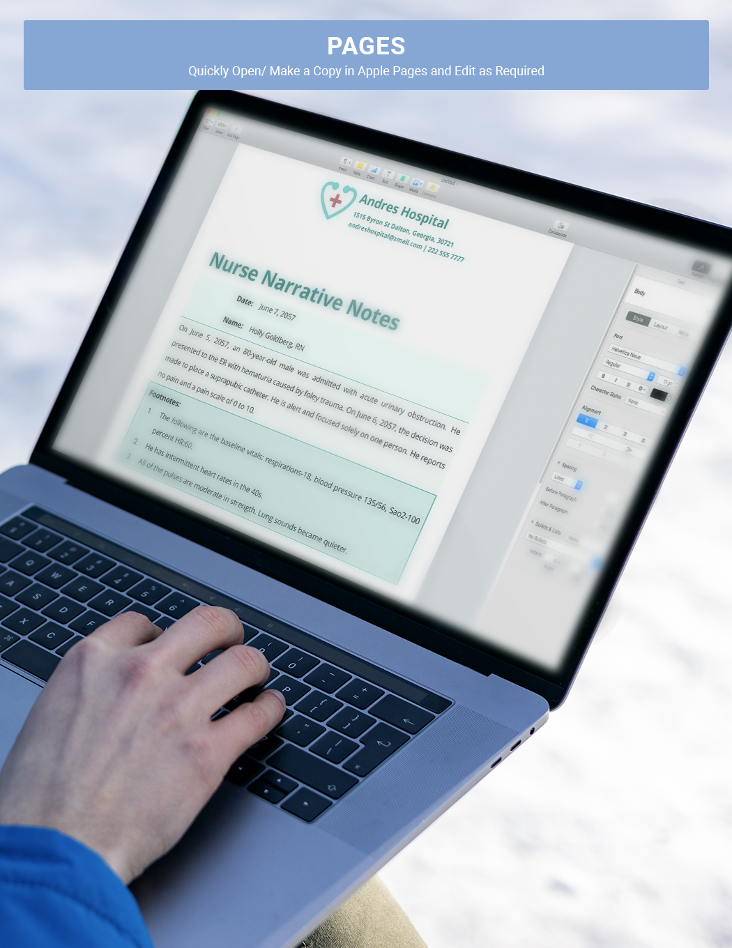 Nurse Note Taking Template - Download in Word, Google Docs, Apple Pages ...