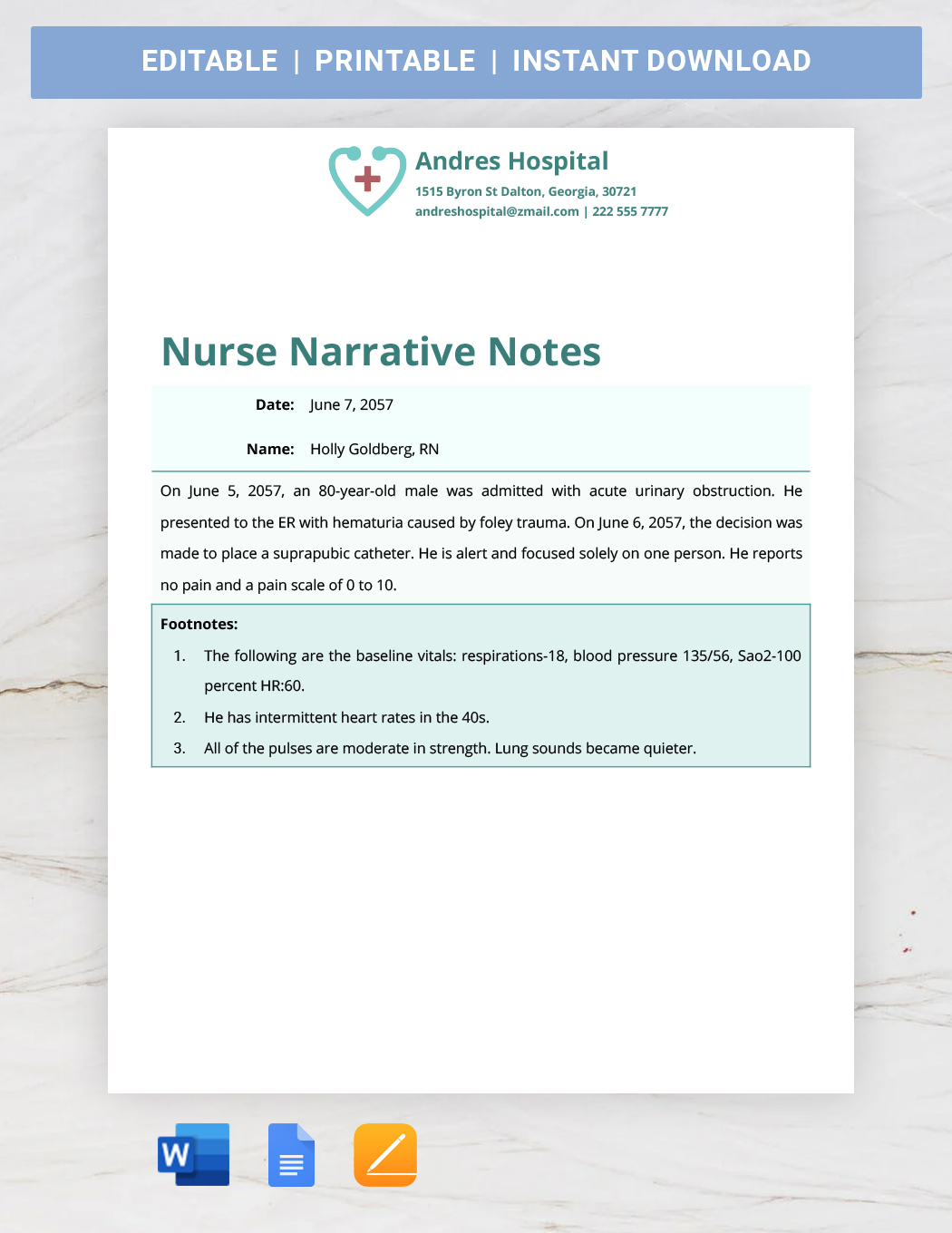 Free Simple Note Template - Download in Word, Google Docs, PDF, Apple ...