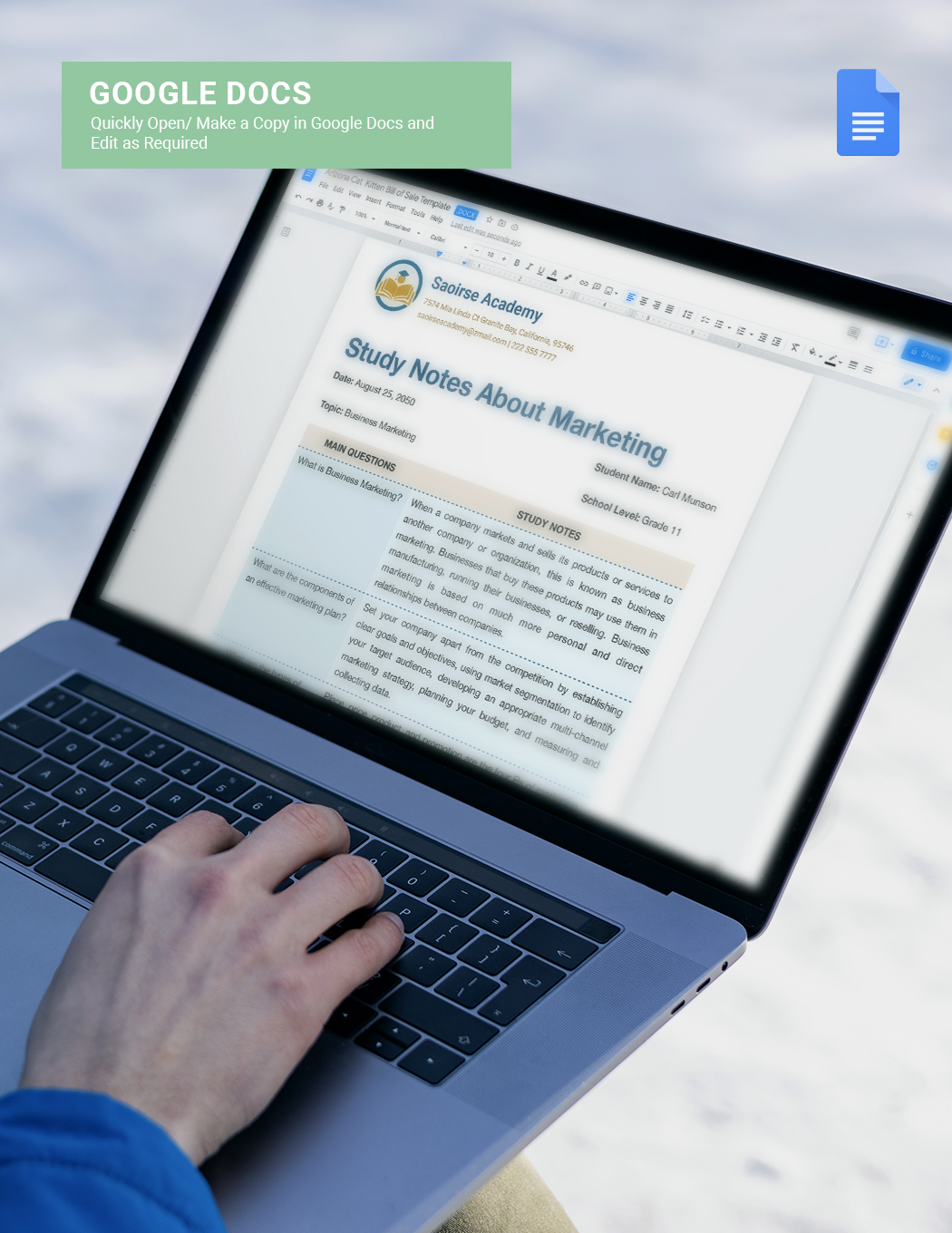 School Note Taking Template - Download in Word, Google Docs, Apple ...