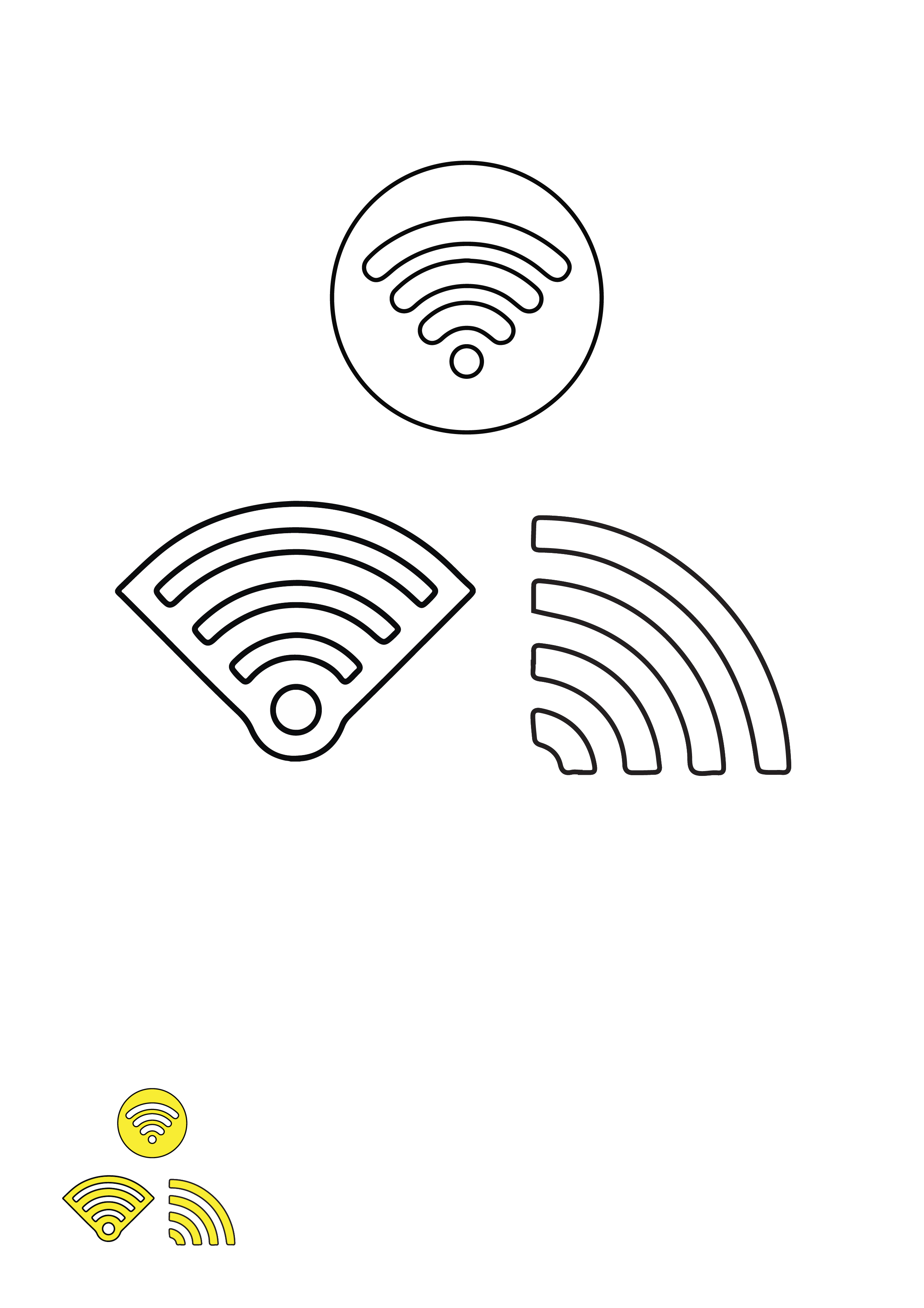 Wifi Password coloring page Template - Edit Online & Download Example ...