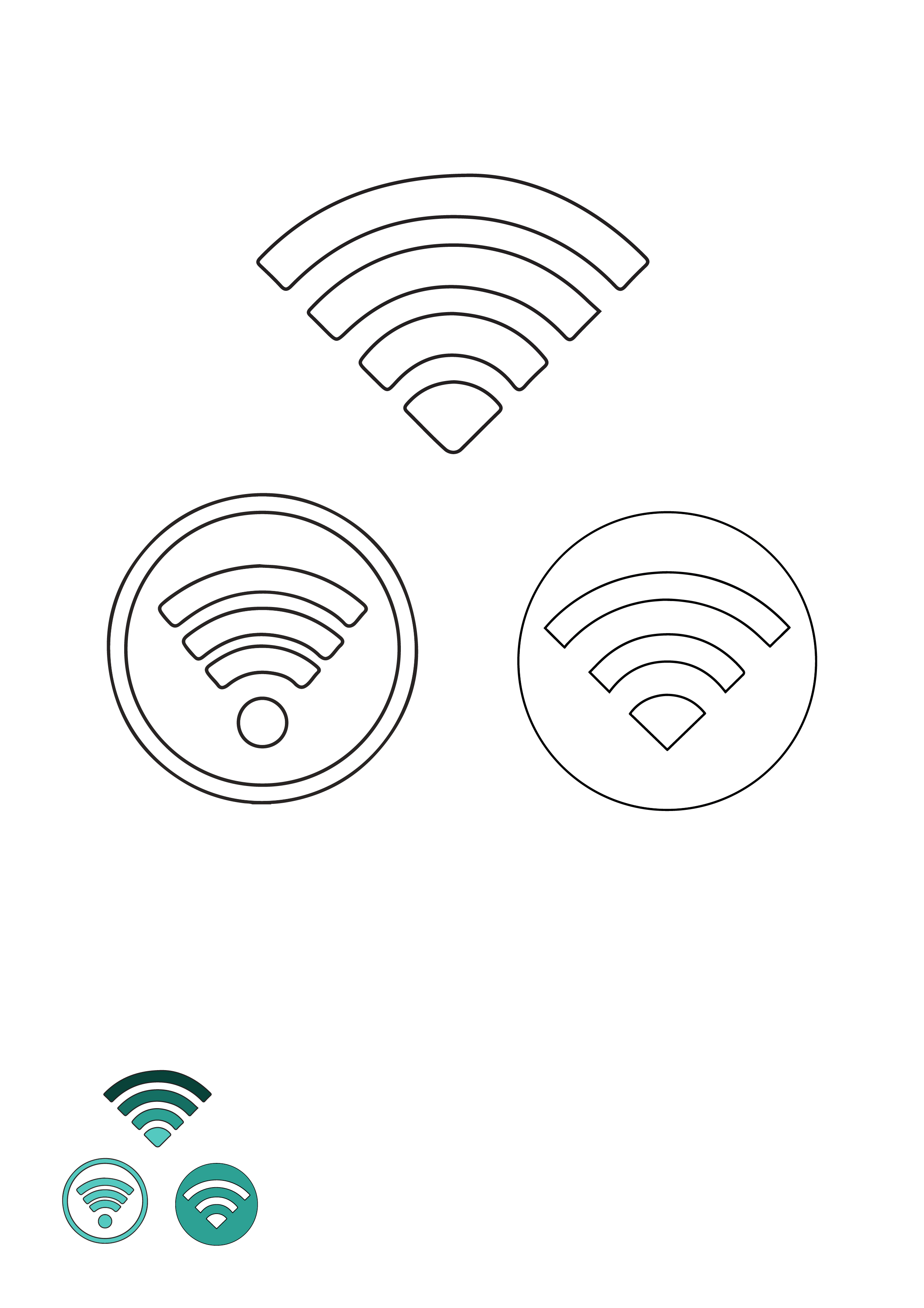 Wireless coloring page Template - Edit Online & Download Example ...