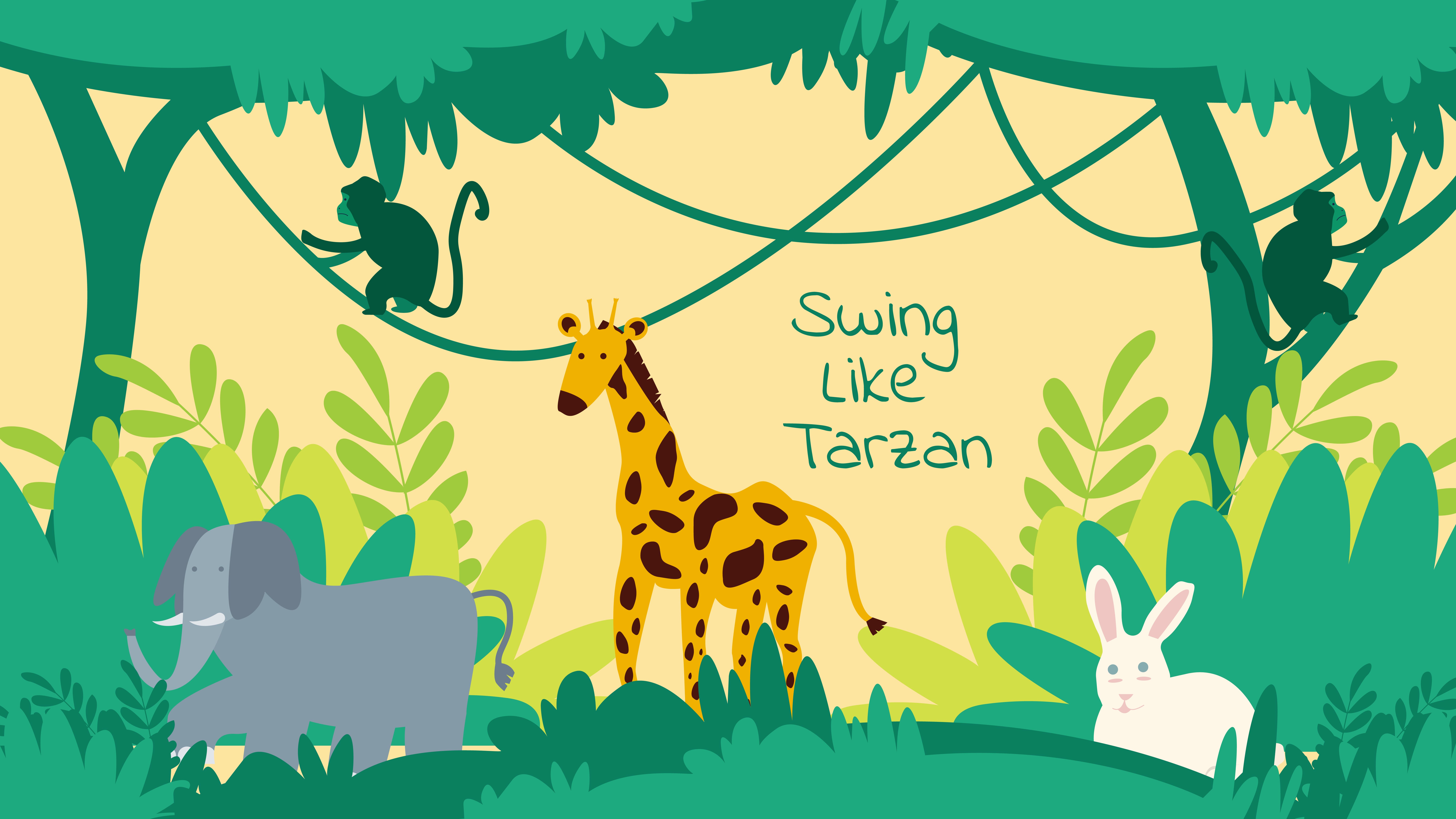 Jungle Zoom Background Template - Edit Online & Download Example ...