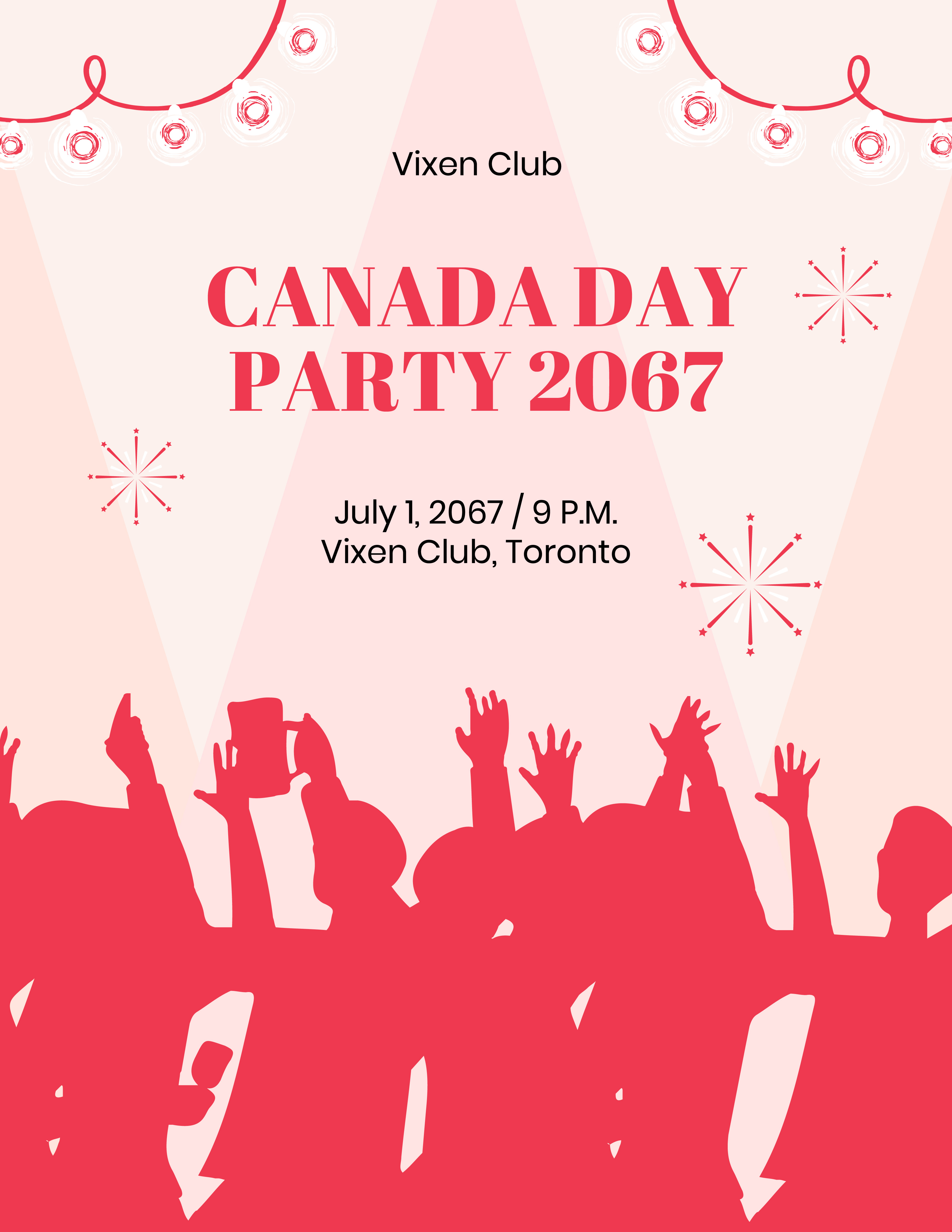 FREE Canada Day Flyer Word Template Download Template