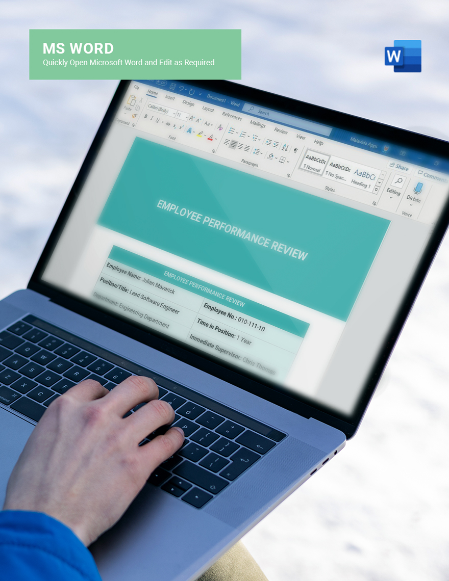 Free Employee Performance Review Template - Download in Word, Google ...