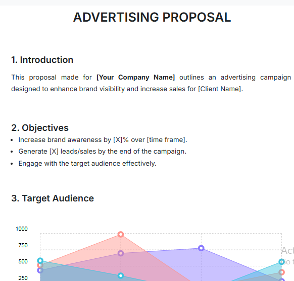 Free Advertising Proposal Generator: Create Online | Template.net