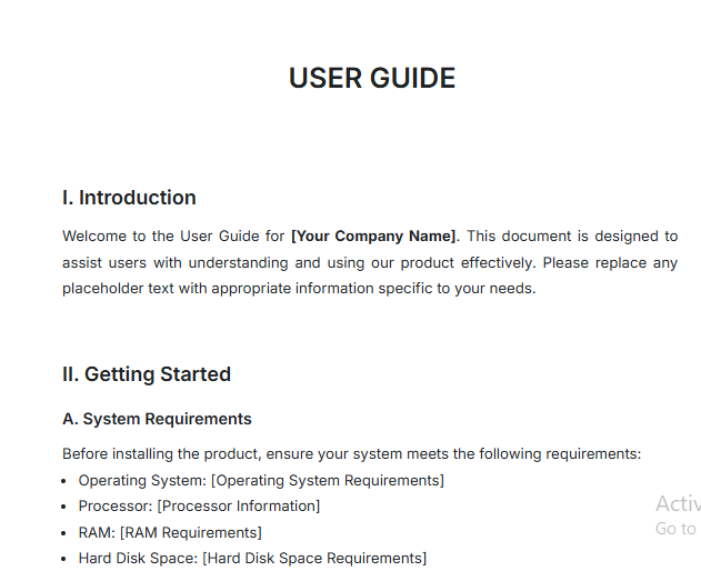 Free User Guide Generator: Create Online | Template.net