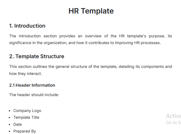 Free HR Templates Generator: Create Online | Template.net