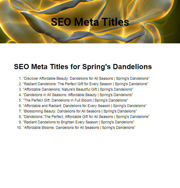 SEO Meta Title | Template.net