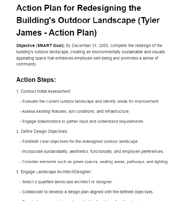 Free Action Plan Generator: Create Online | Template.net