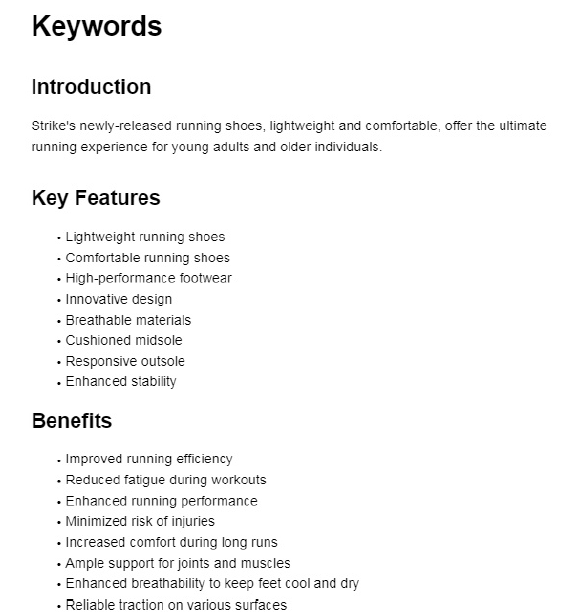 Keywords | Template.net