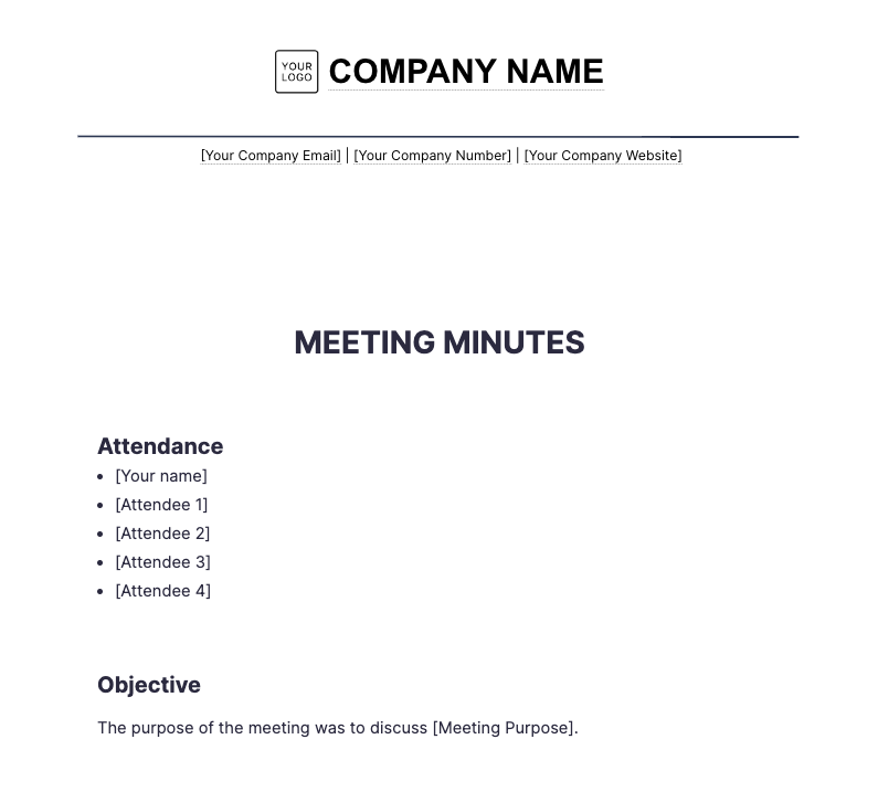 Free Meeting Minutes Generator: Create Online | Template.net Free Meeting Minutes Generator: Create Online | Template.net