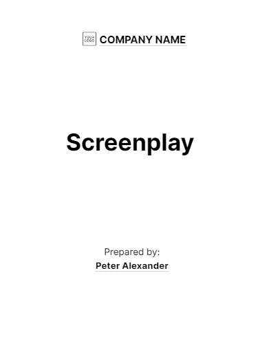 Free Screenplay Generator: Create Online | Template.net