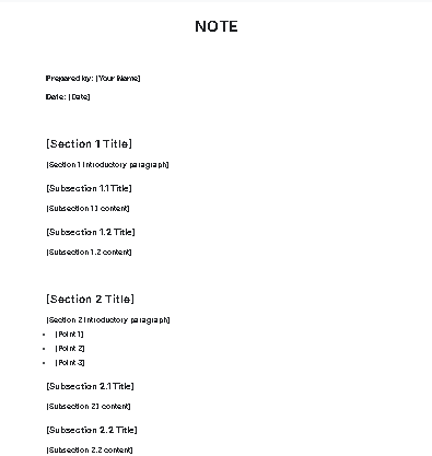 Free Note Generator: Create Online | Template.net