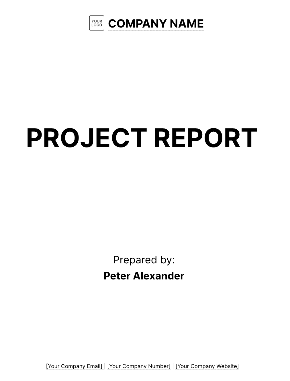 Free Project Report Generator: Create Online | Template.net