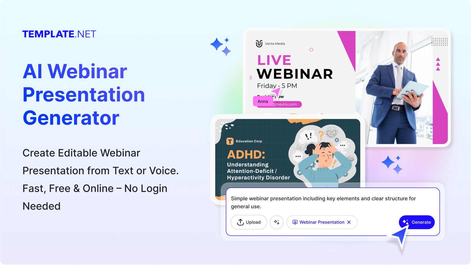 Free AI Webinar Presentation Generator, Free Presentation Maker Online