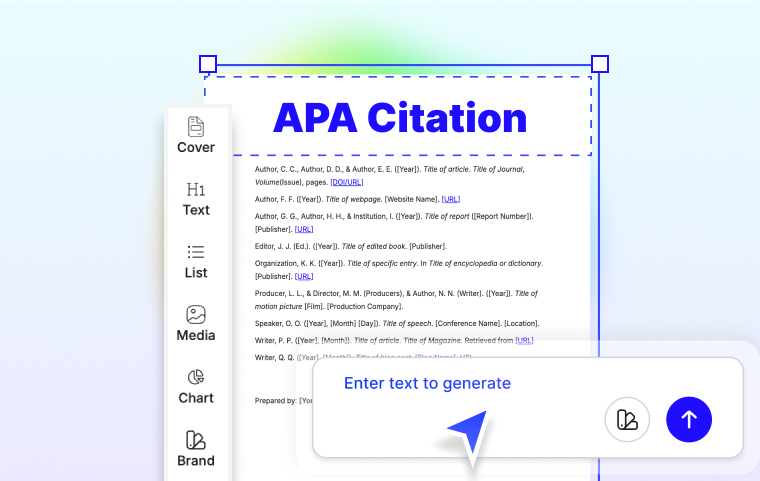 Free AI APA Citation Generator, Free APA Citation Maker Online
