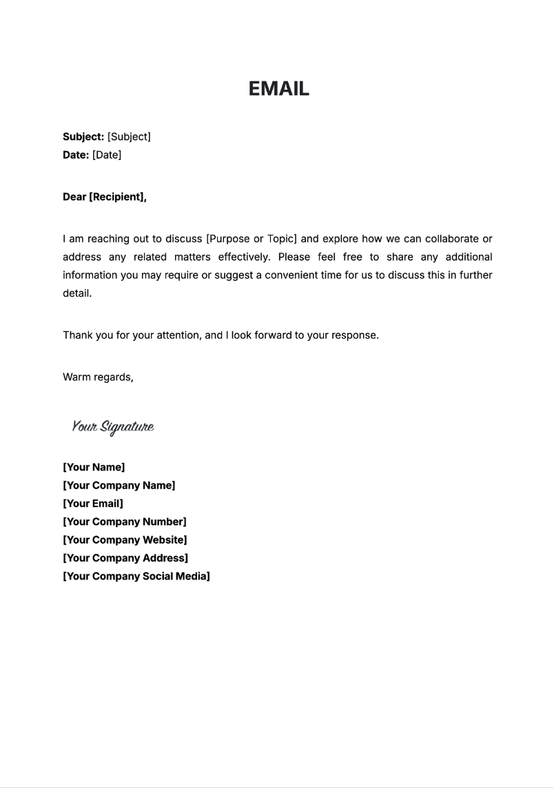 Free AI Email Generator, Free Email Maker Online