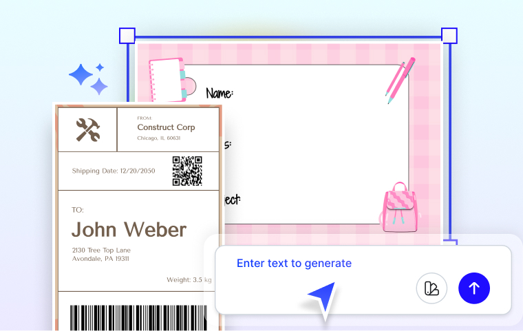Free AI Label Generator, Free Label Maker Online