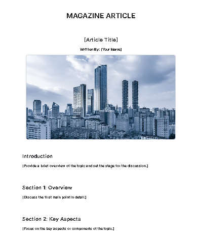 Free AI Magazine Article Generator, Free Magazine Article Maker Online