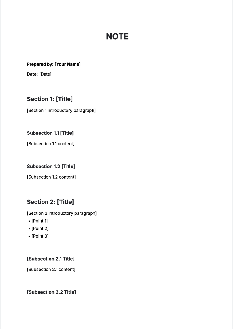 Free AI Note Generator, Free Note Maker Online