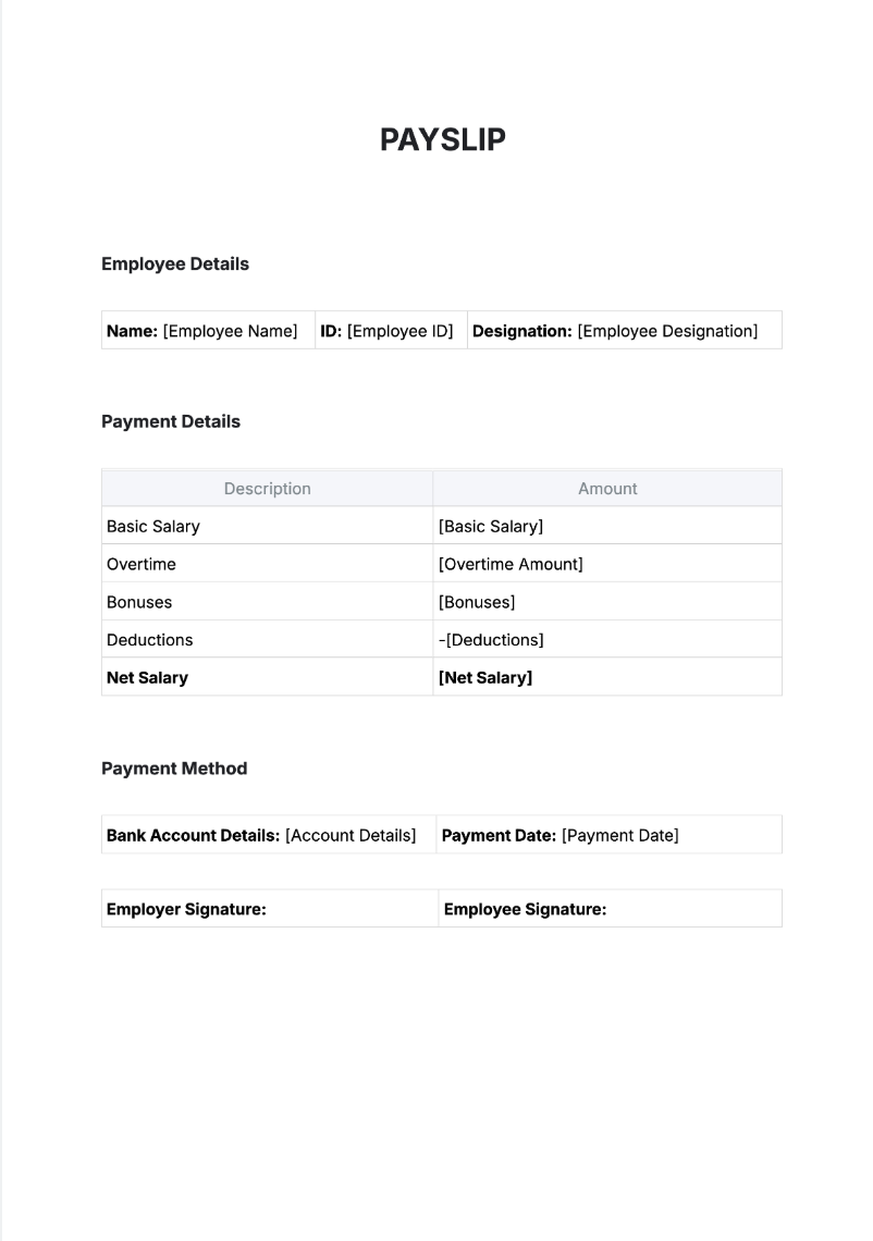 Free AI Payslip Generator, Free Payslip Maker Online