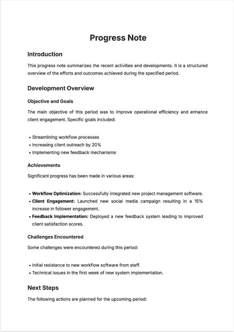 Free AI Progress Note Generator, Free Progress Note Maker Online