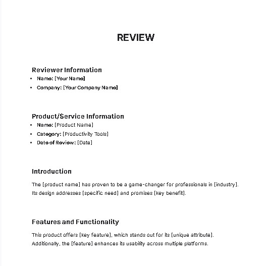 Free AI Review Generator, Free Review Maker Online