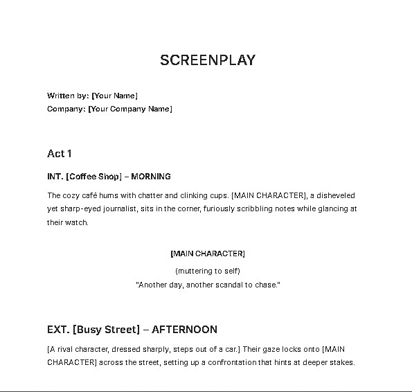Free AI Screenplay Generator, Free Screenplay Maker Online