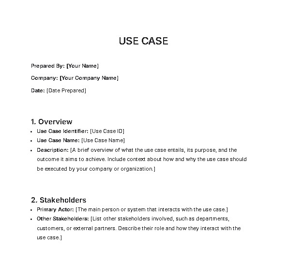 Free AI Use Case Generator, Free Use Case Maker Online