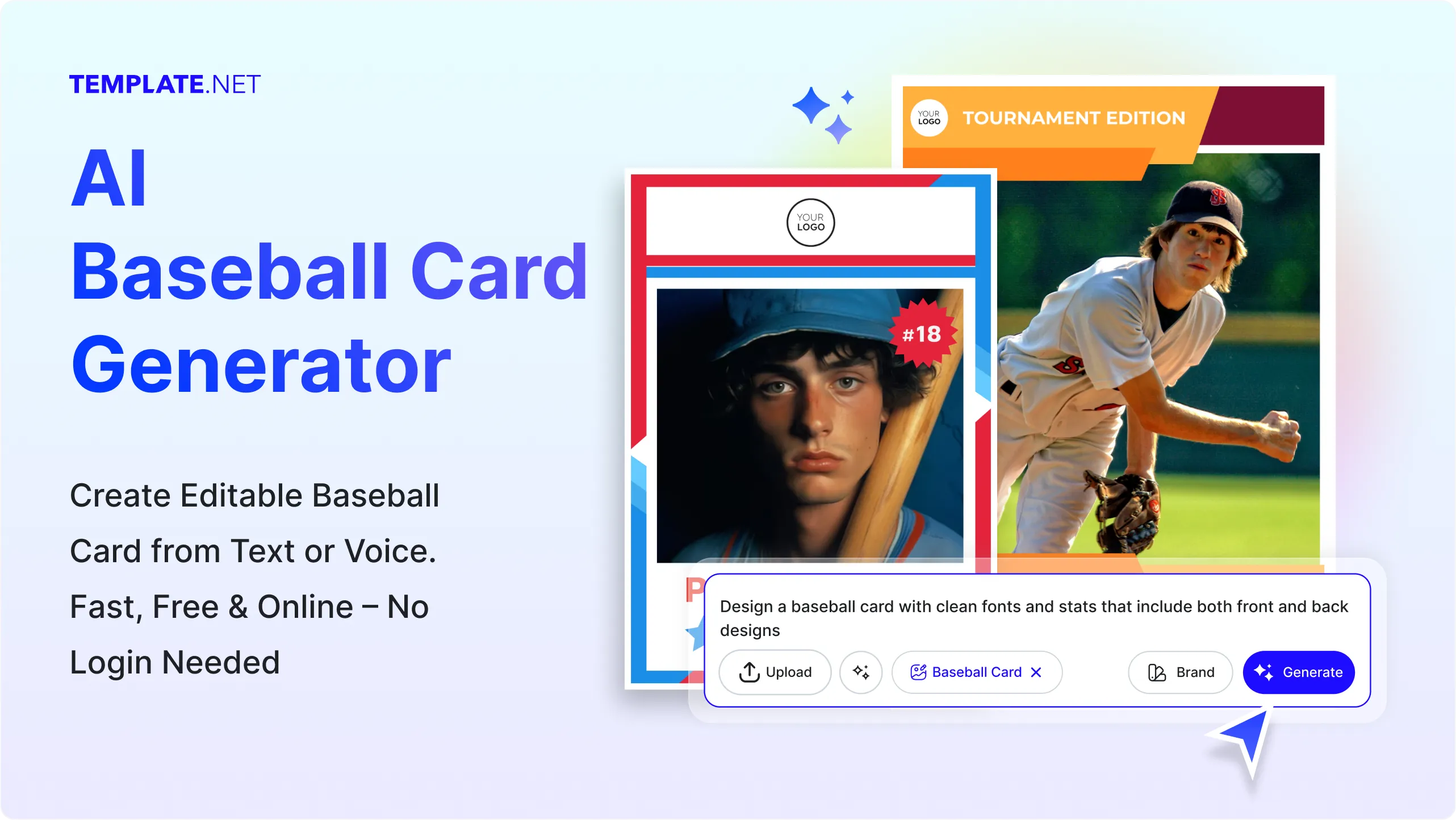 Free AI Baseball Card Generator, Free Baseball Card Maker Online
