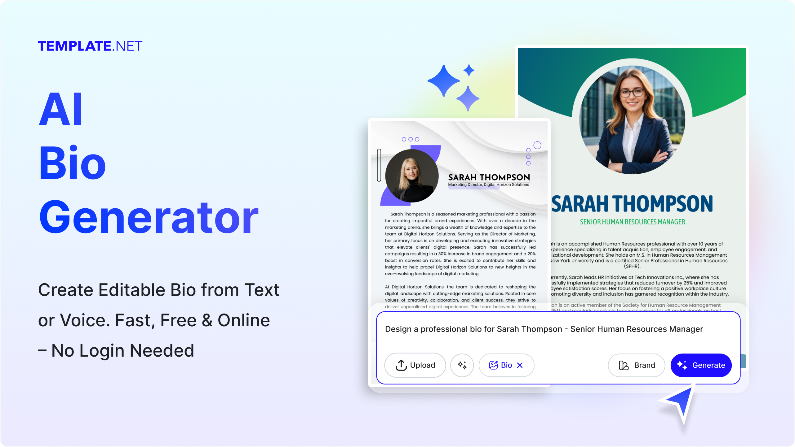 Free AI Bio Generator, Free Bio Maker Online
