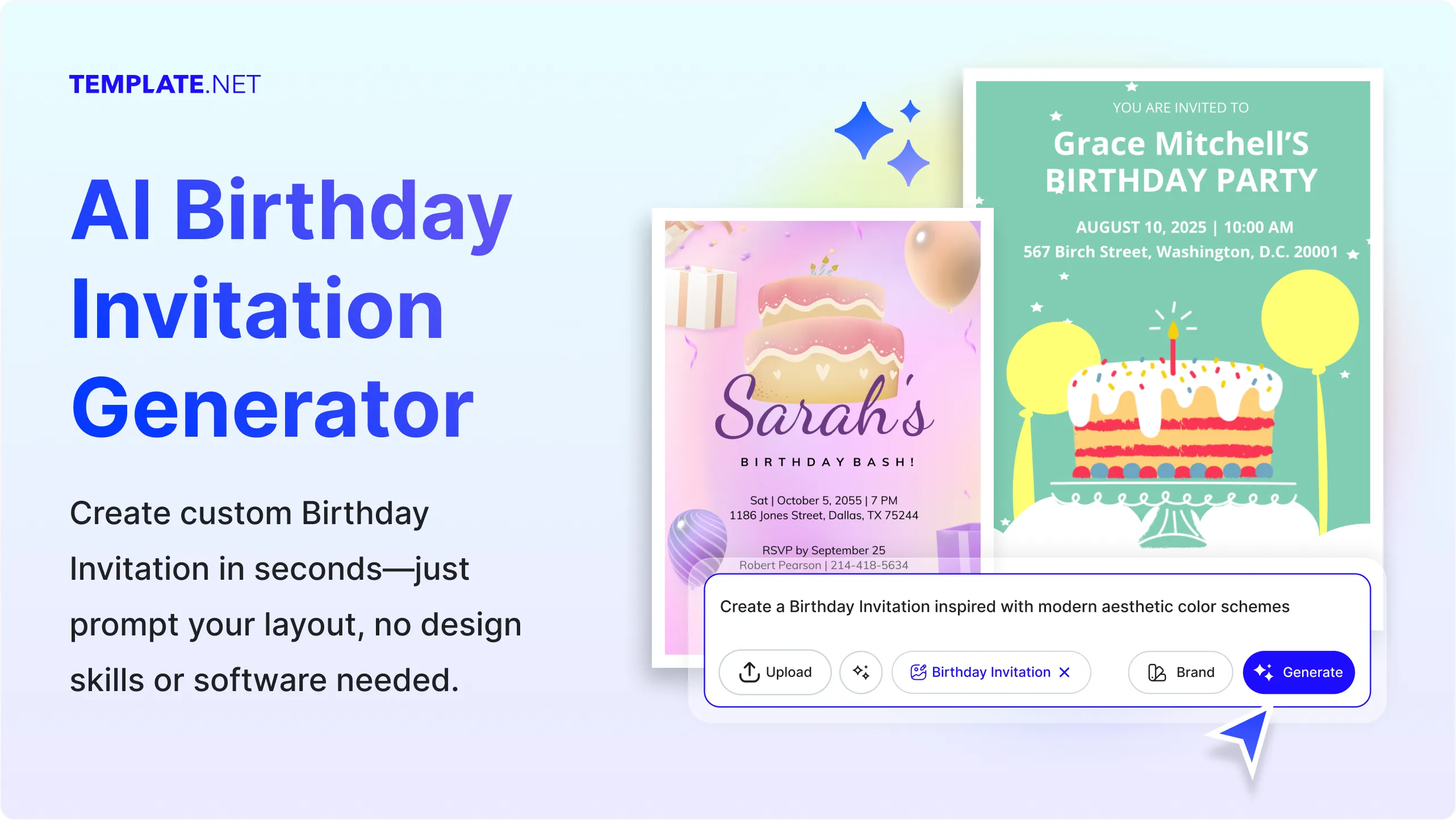 Free AI Birthday Invitation Generator, Birthday Invitation Maker Online